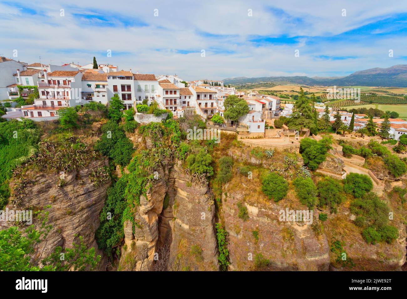 Ancient mountain Village Ronda in Andalisia, Spain Stock Photo - Alamy