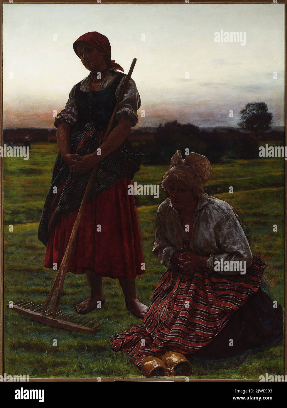 Prayer of the Angelus Domini. Gierymski, Aleksander (1850-1901 ...