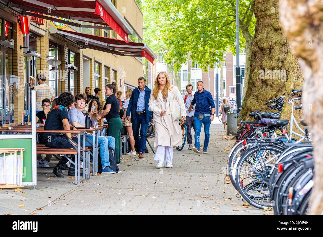 Amsterdam, the Netherlands - 05 Sep 2022, Princess Amalia at the University of Amsterdam during ...