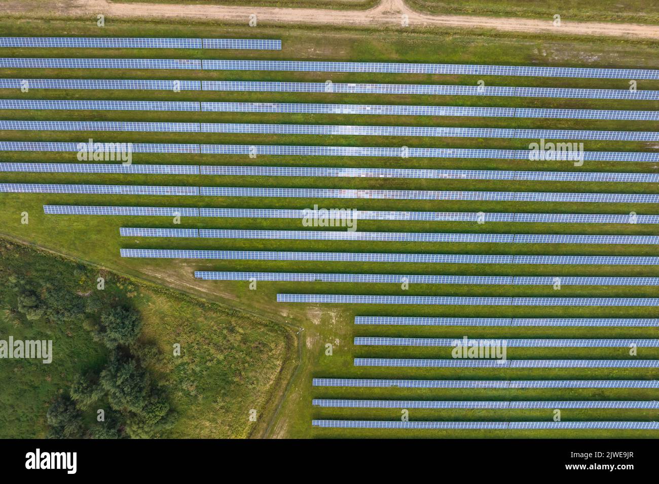 Aerial view solar thermal farm hi-res stock photography and images - Alamy