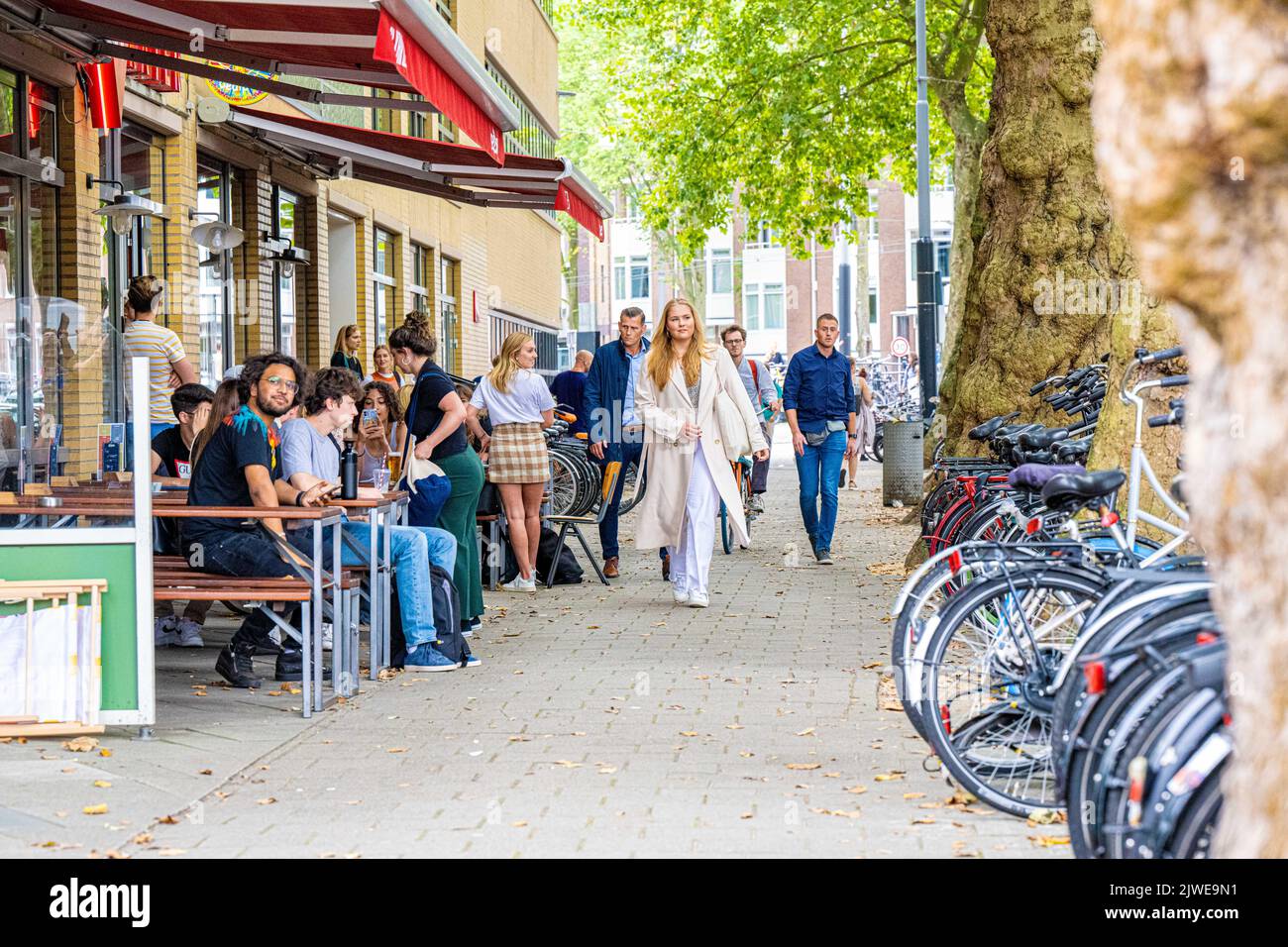 Amsterdam, the Netherlands - 05 Sep 2022, Princess Amalia at the University of Amsterdam during ...