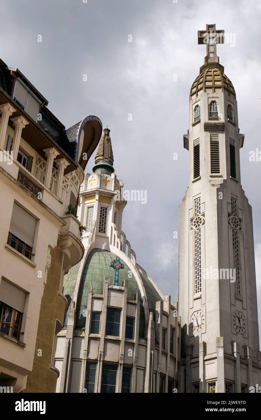 Notre-Dame des Malades Church, Vichy, Allier, AURA Region, Central ...