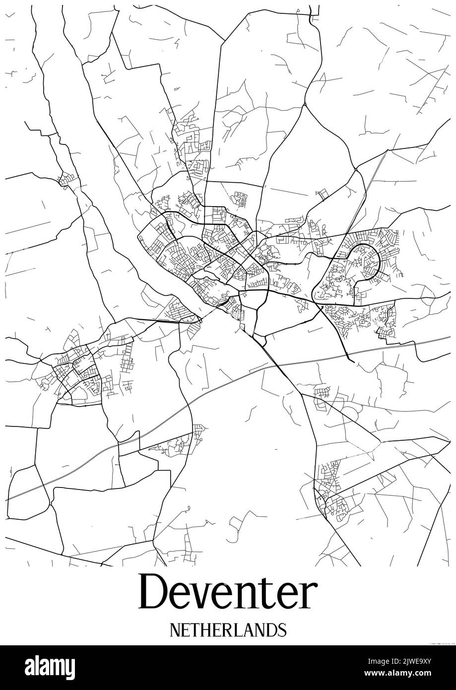 Deventer city Black and White Stock Photos & Images - Alamy