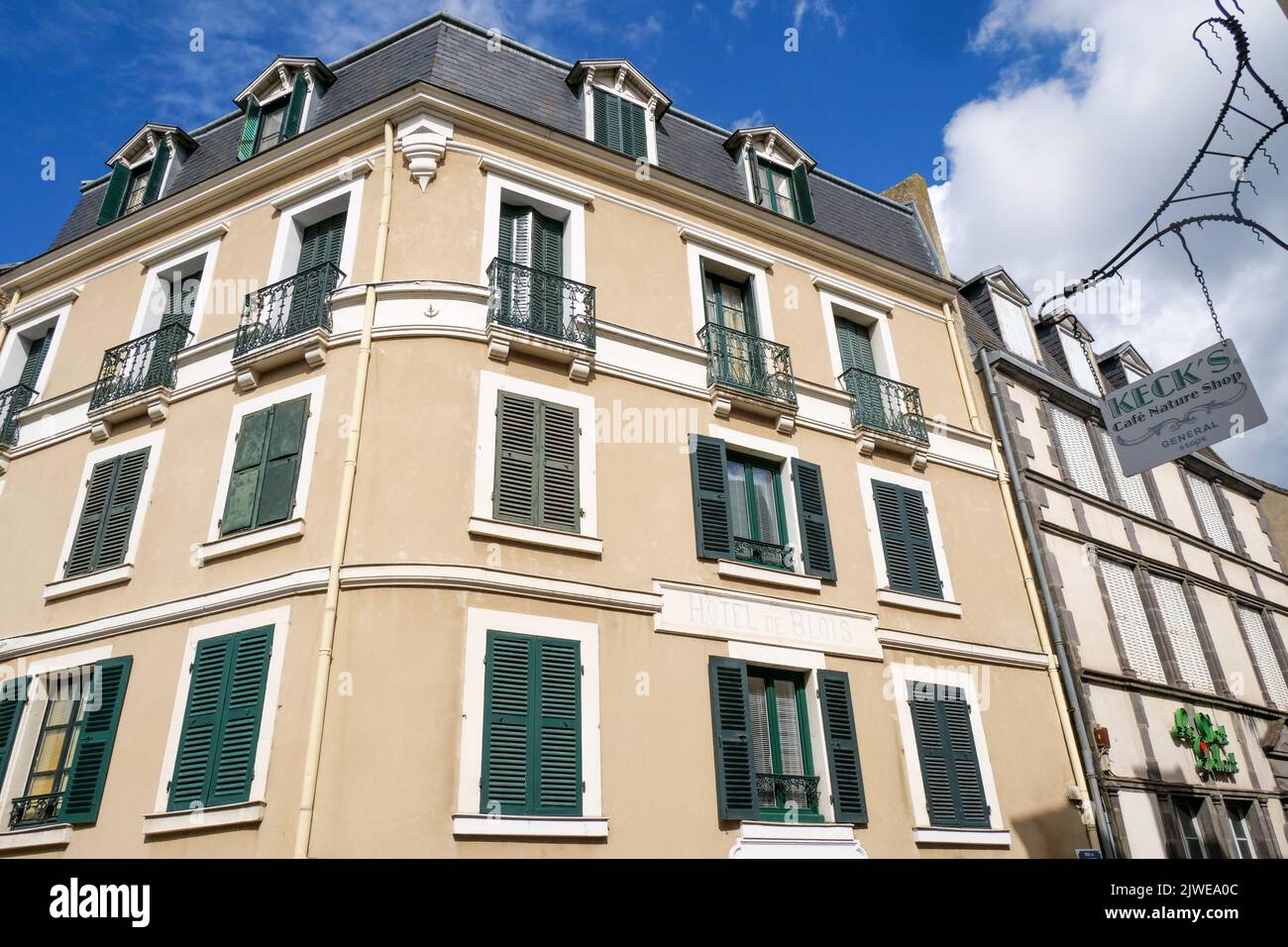 Buildings in the old district, Vichy, Allier, AURA Region, Central ...