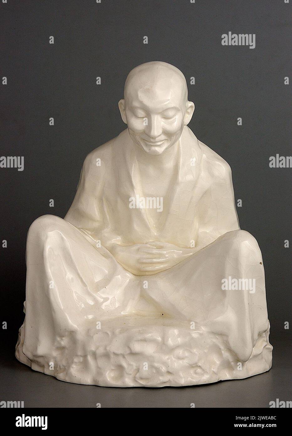 Figure of a Tibetan monk (Japanese). Niewska, Olga (1898-1943 ...