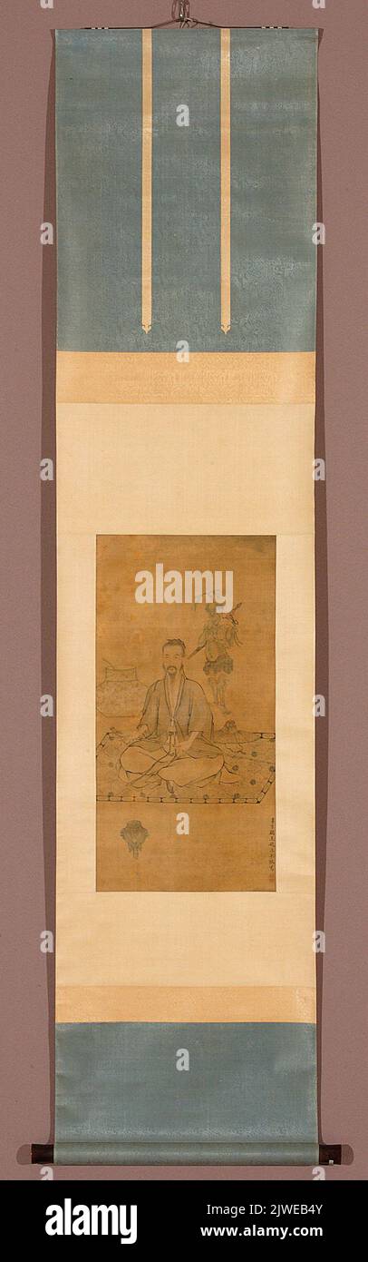 Immortal Lü Dongbin with disciple. Gu, Jianlong (1606-1684), painter ...