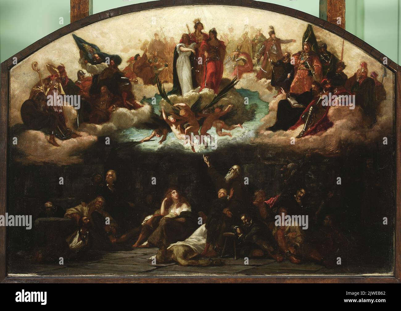Allegory – “Vision in the prison". Rodakowski, Henryk (1823-1894 ...