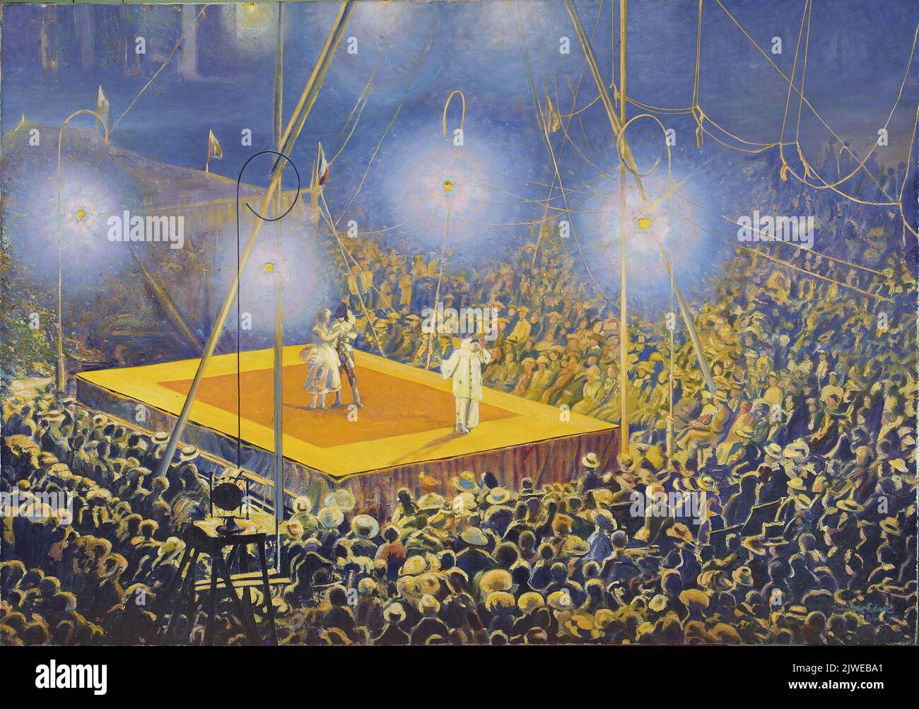 Italian Comedy. Kamir-Kaufmann, Leon (1872-1933), painter Stock Photo ...