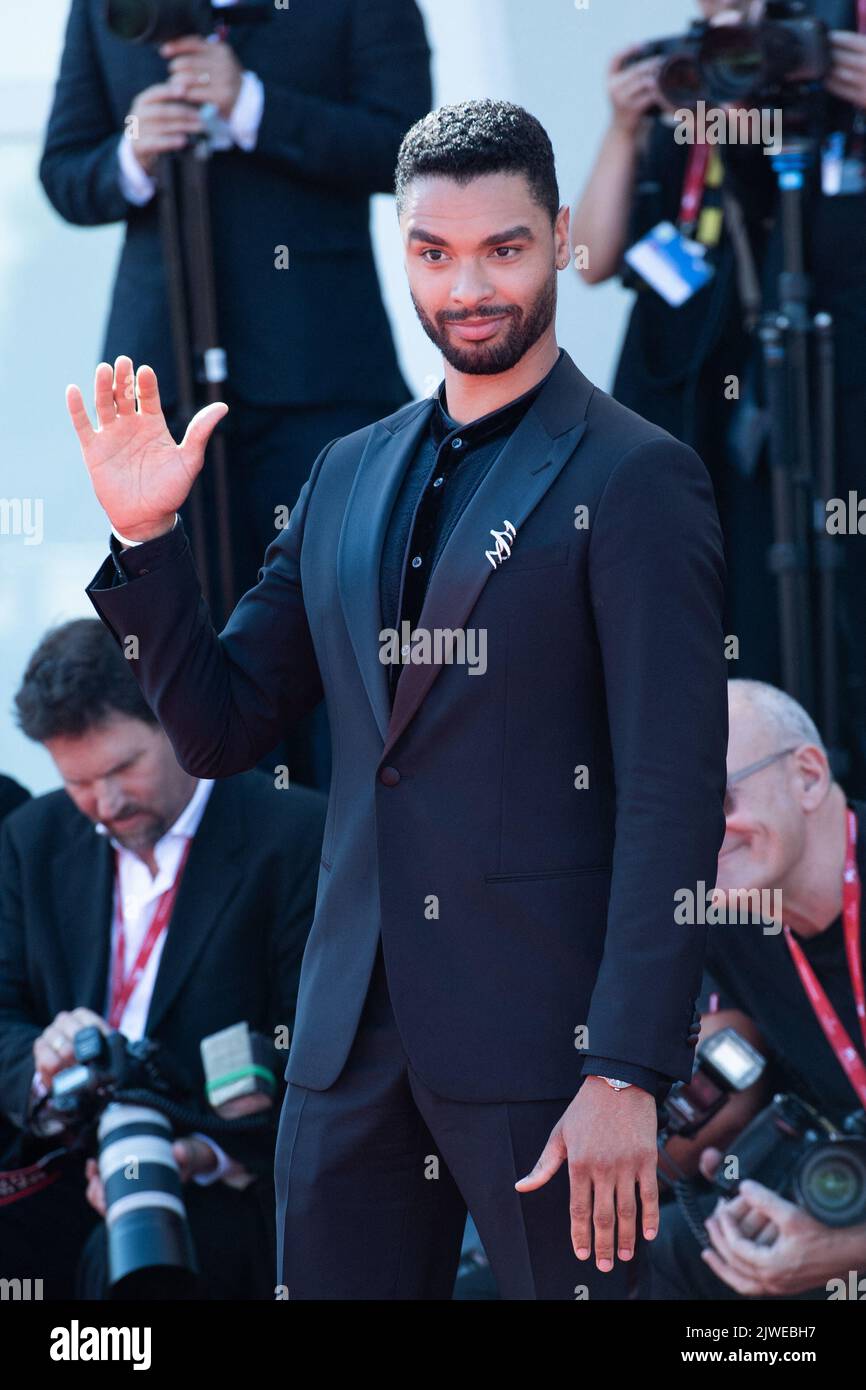 Venice, Italy, September 05, 2022, Jean-Rege Page attending The ...