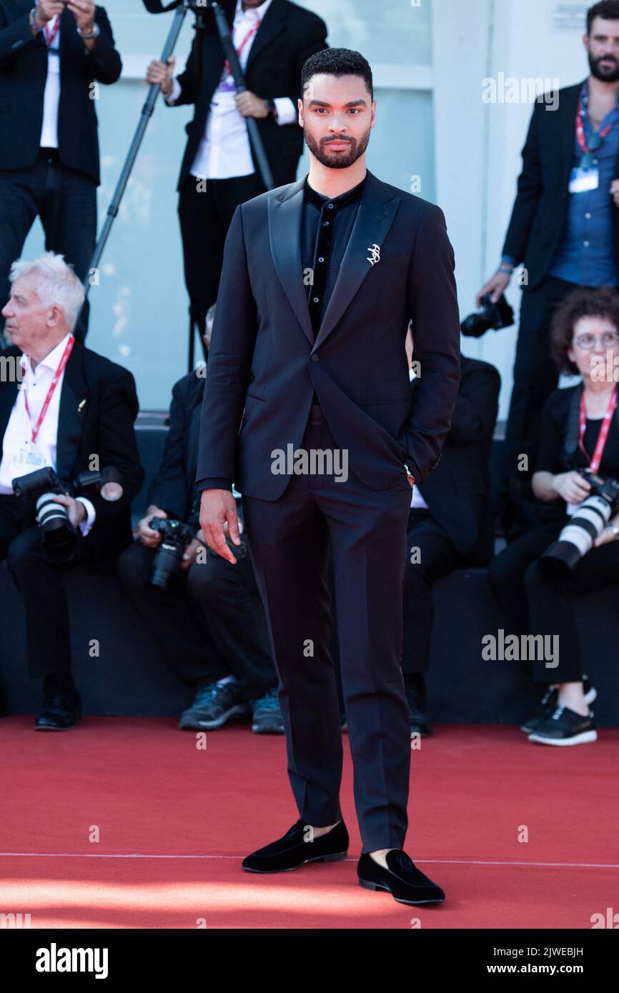 Venice, Italy, September 05, 2022, Jean-Rege Page attending The ...