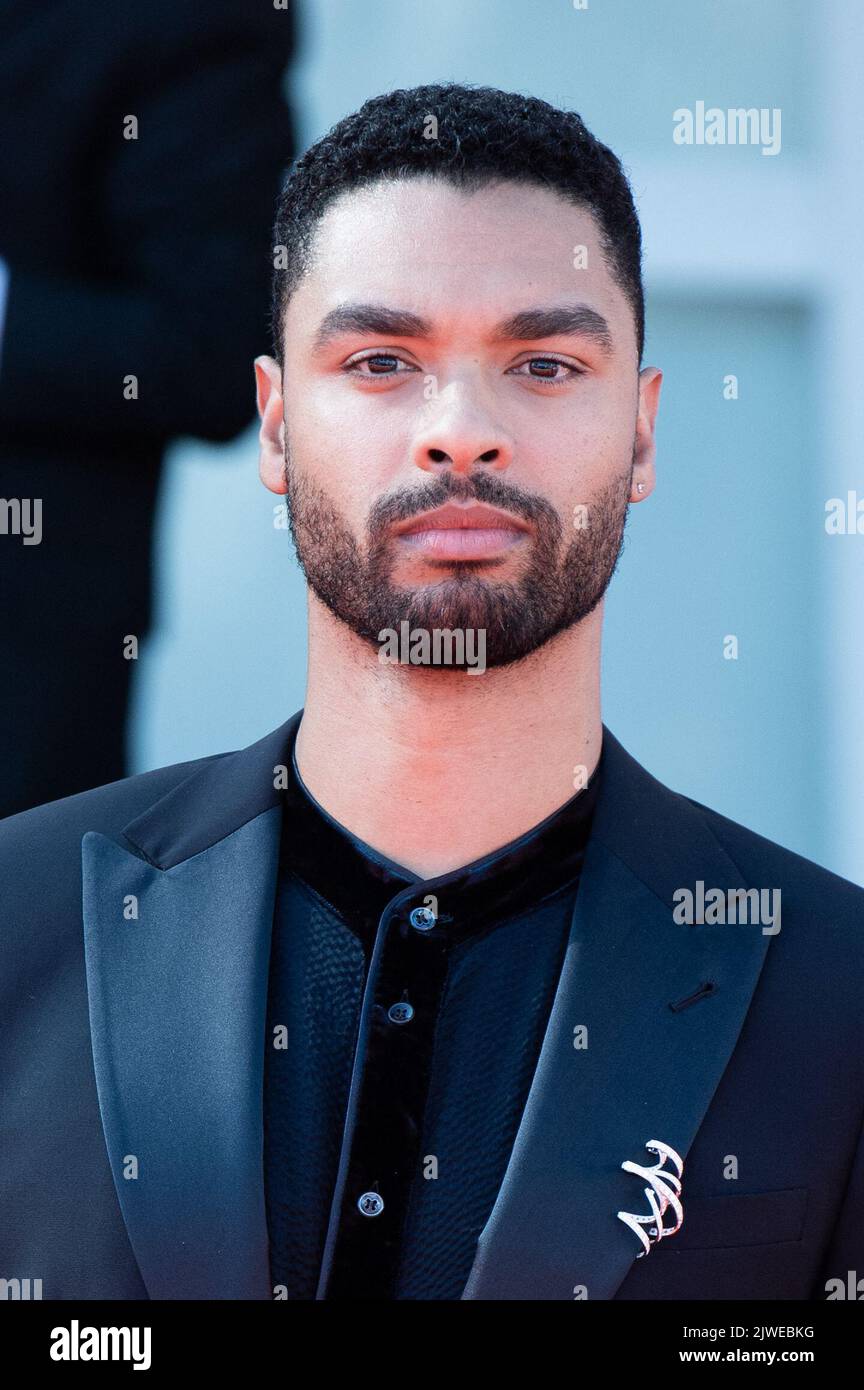 Venice, Italy, September 05, 2022, Jean-Rege Page attending The ...