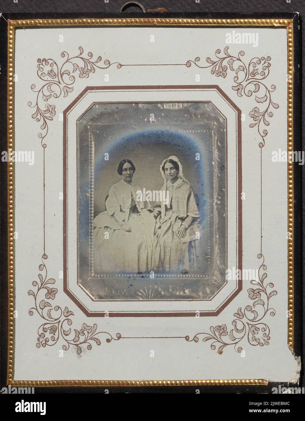 Copy of portrait daguerreotyype of Teresa Potocka (1811-1895) from the ...