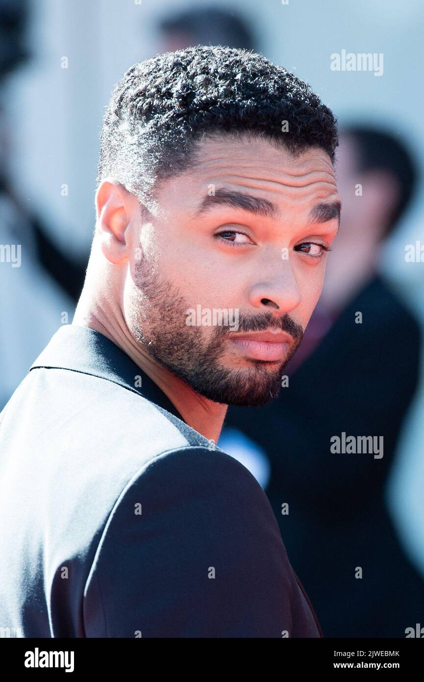 Venice, Italy, September 05, 2022, Jean-Rege Page attending The ...