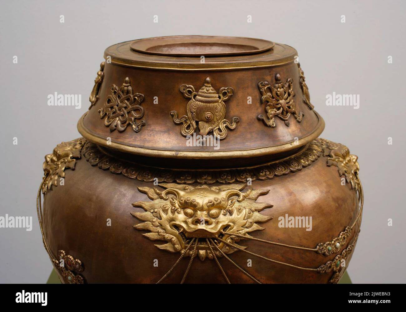 Buddhist ritual vessel. unknown, craftsman Stock Photo - Alamy