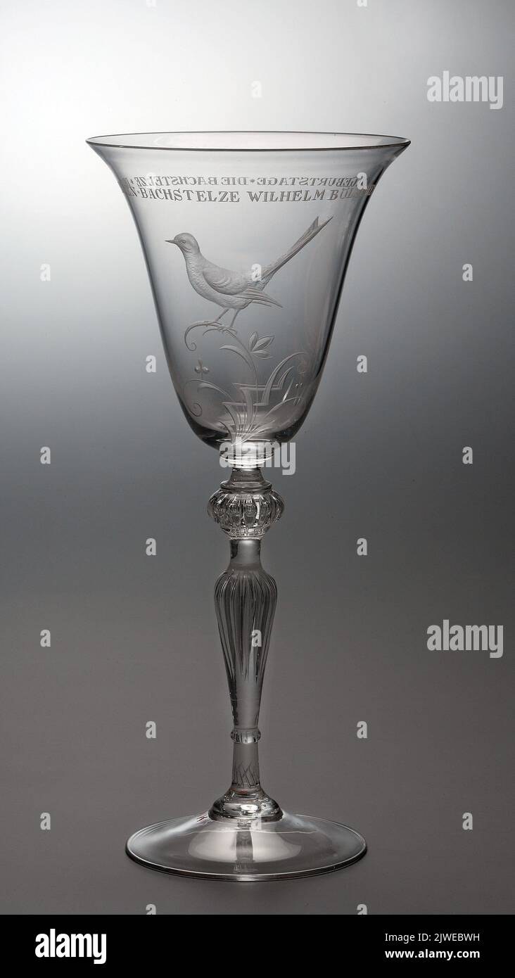 Goblet. Pfohl, Alexander (1894-1953), designer, Benna, Wenzel (1873 ...
