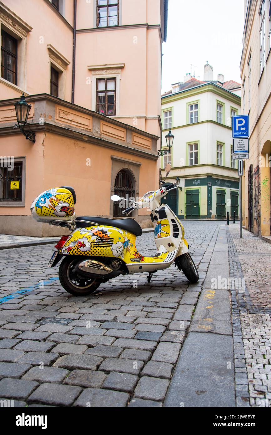 Colourful scooter hi-res stock photography and images - Alamy