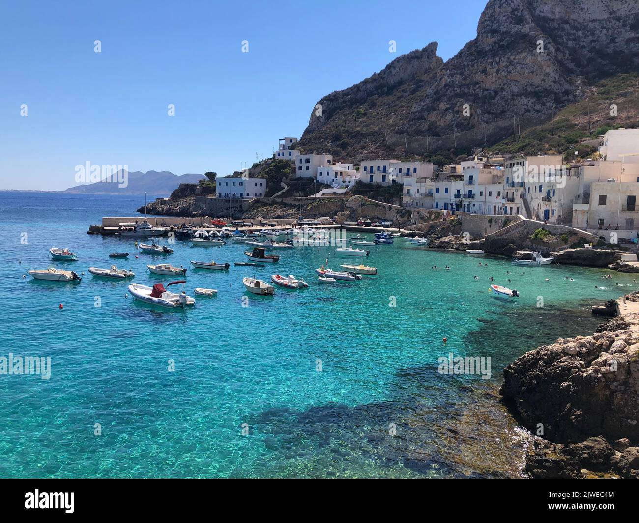 Summer landscapes from Levanzo, Sicily, Italy. Holidays in Sicily ...