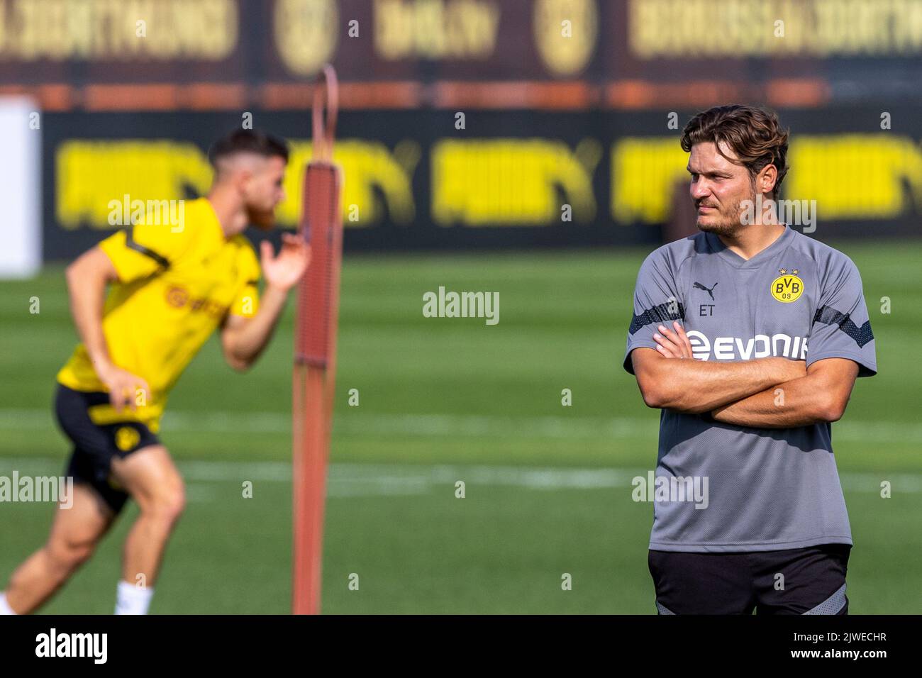 Dortmund, Germany. 05th Sep, 2022. Soccer: Champions League, before the match Borussia Dortmund ...