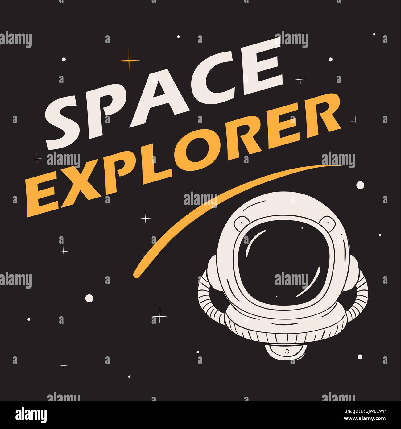 space explorer astronaut retro Stock Vector Image & Art - Alamy