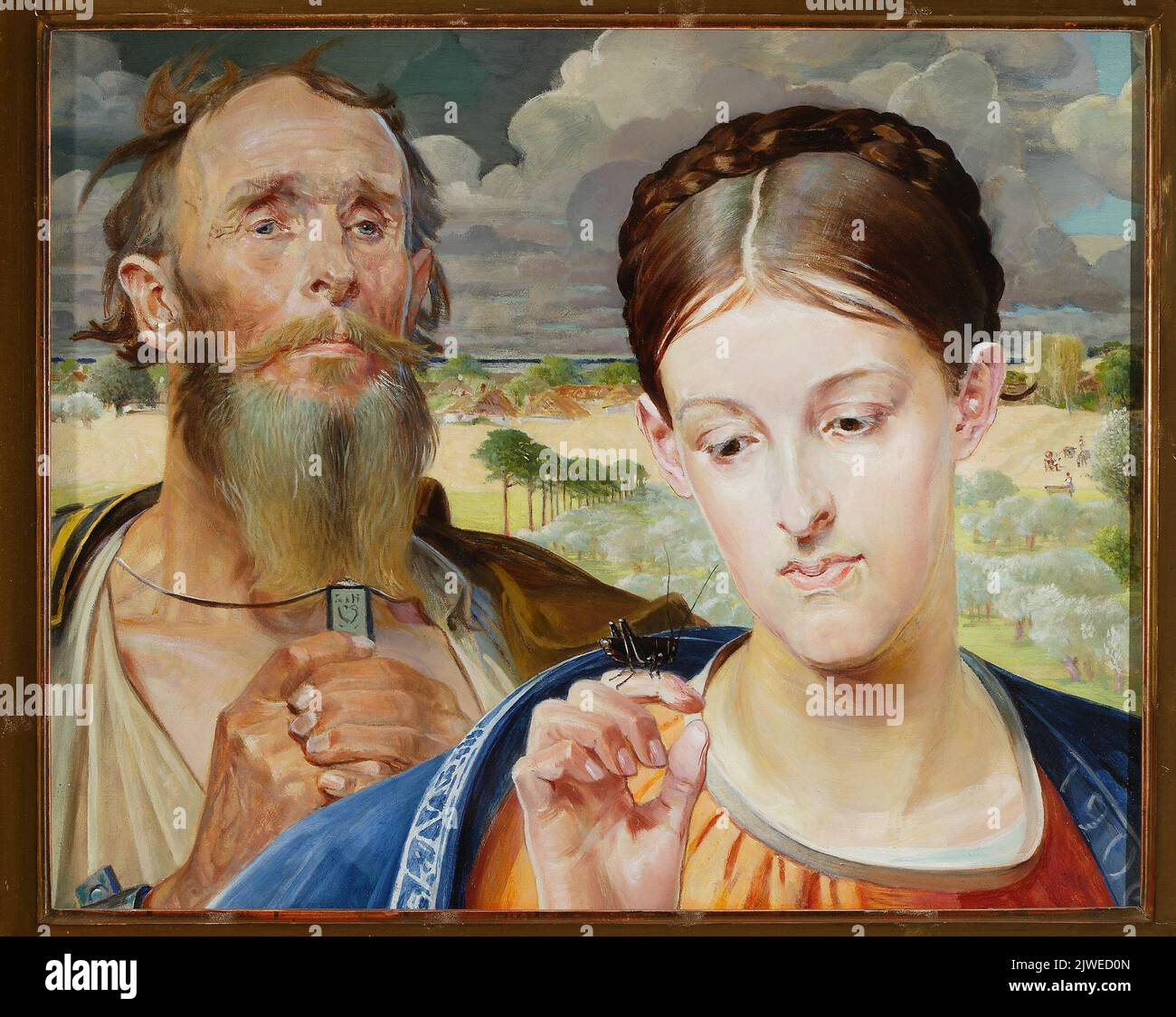 Music – left wing of the triptych. Malczewski, Jacek (1854-1929 ...