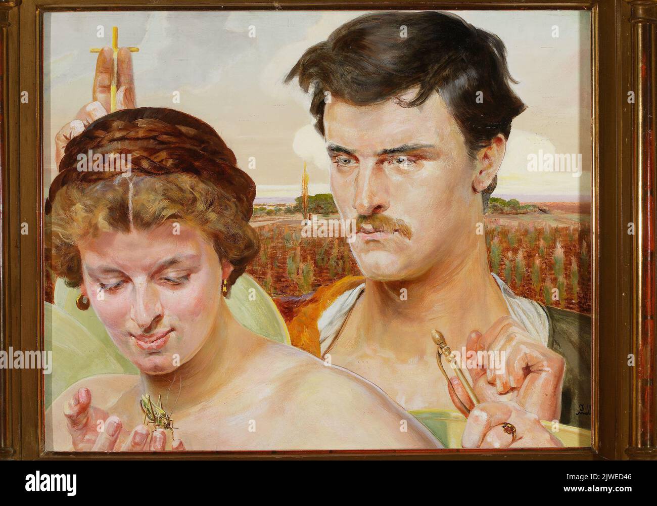 Music – right wing of the triptych. Malczewski, Jacek (1854-1929 ...