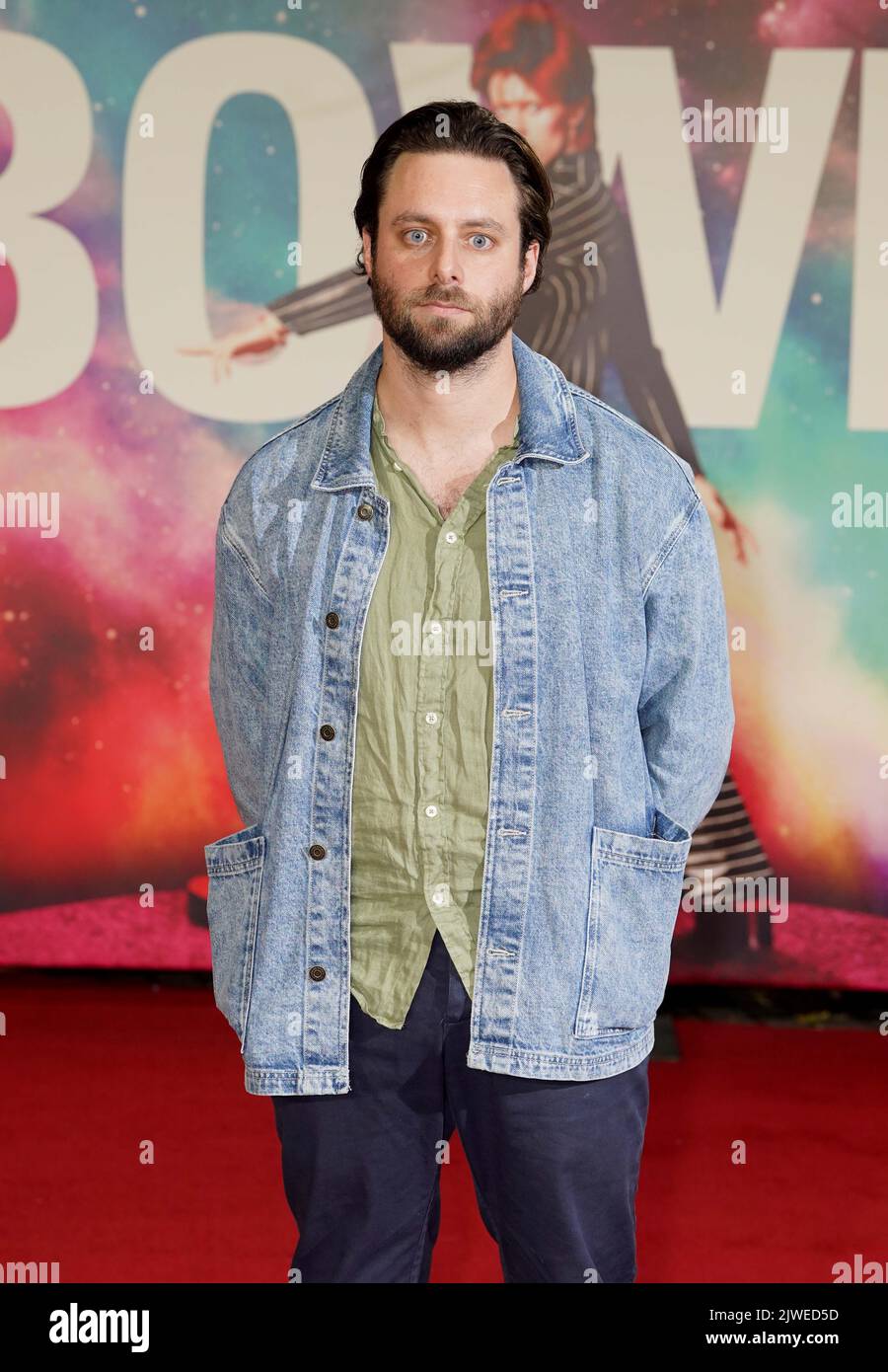 Felix White arriving for the London premiere of Moonage Daydream at the ...