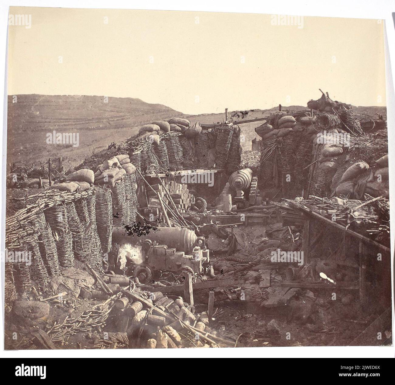 `Interior of the Redan`. [Crimean War. Interior of the Great Redan ...