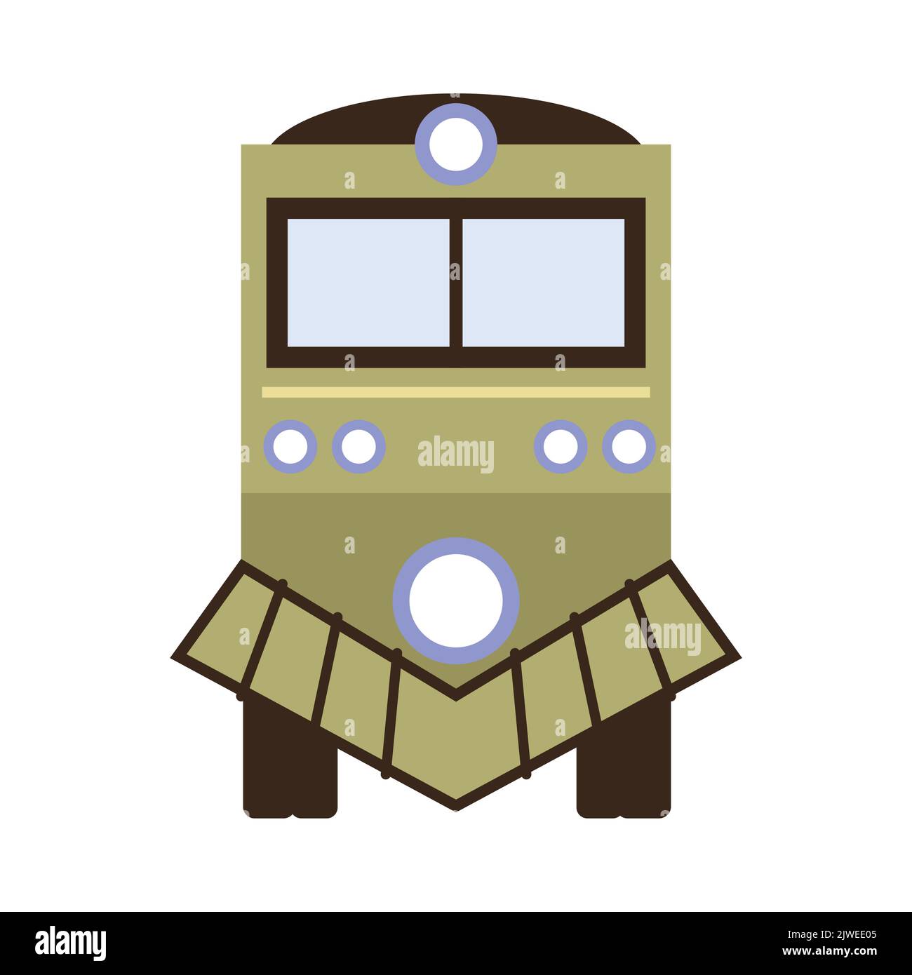 Train transport vector illustration locomotive icon. Railway train ...