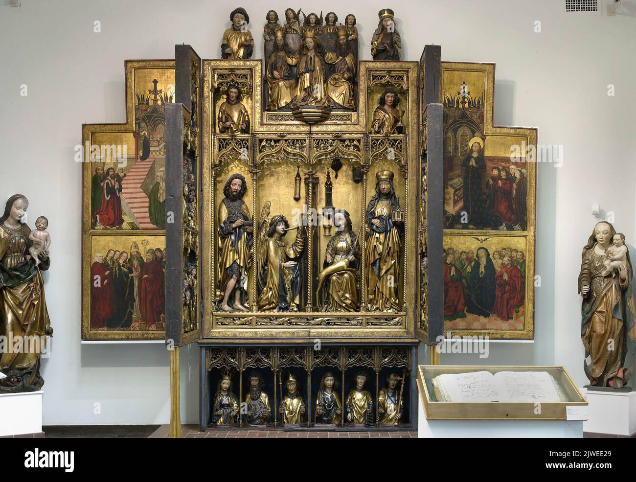 Polyptych of the Annunciation with the Unicorn. Mistrz poliptyku ...