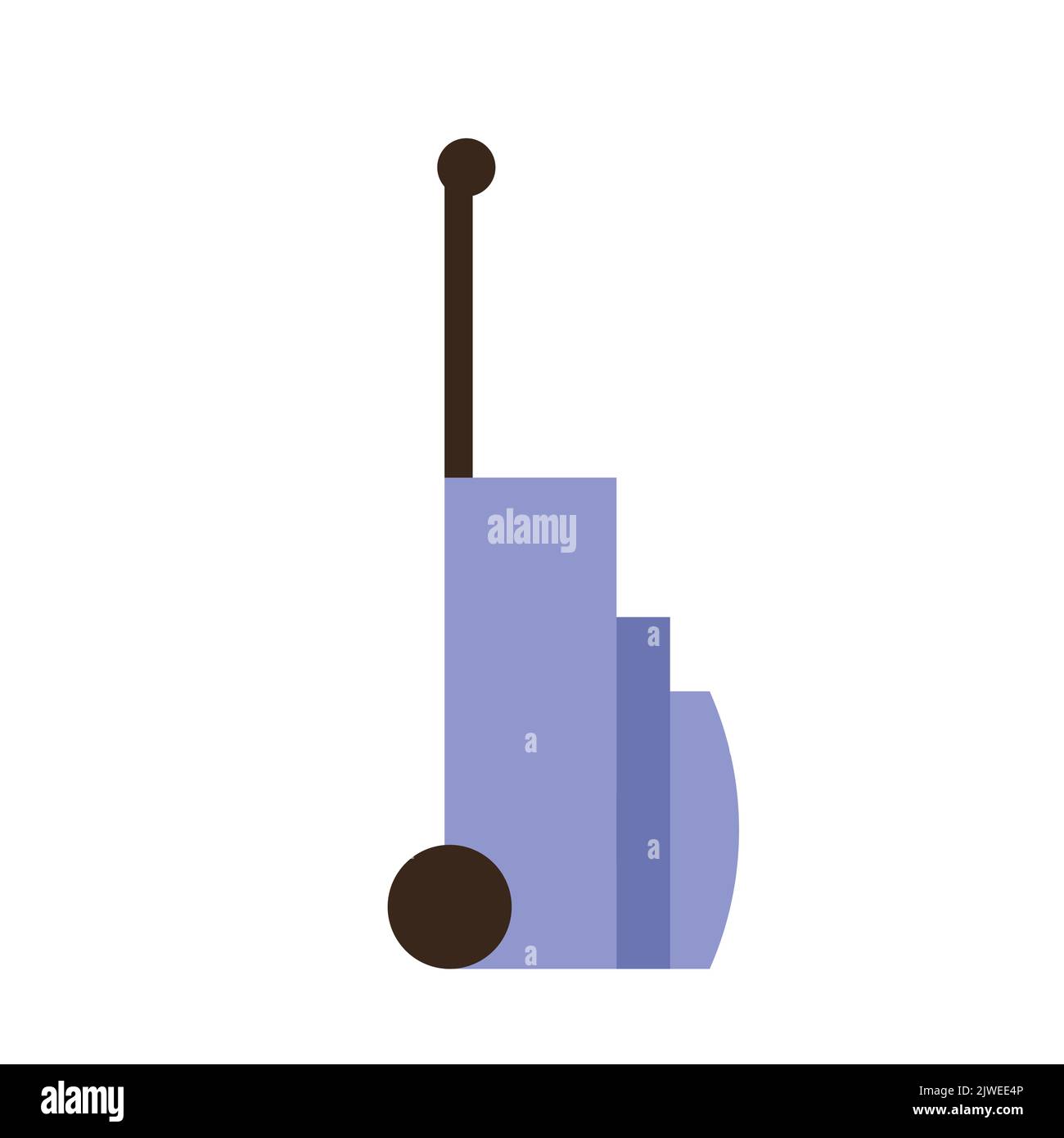 Travel suitcase vector illustration icon and vacation baggage. Journey ...