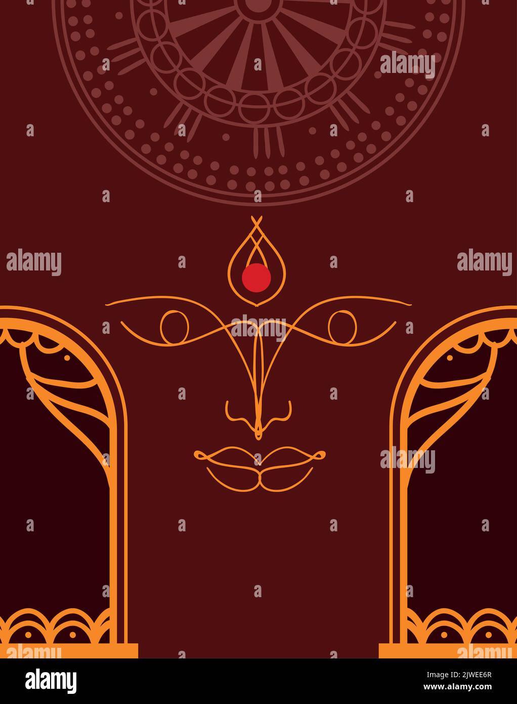 navratri event culture Stock Vector Image & Art - Alamy