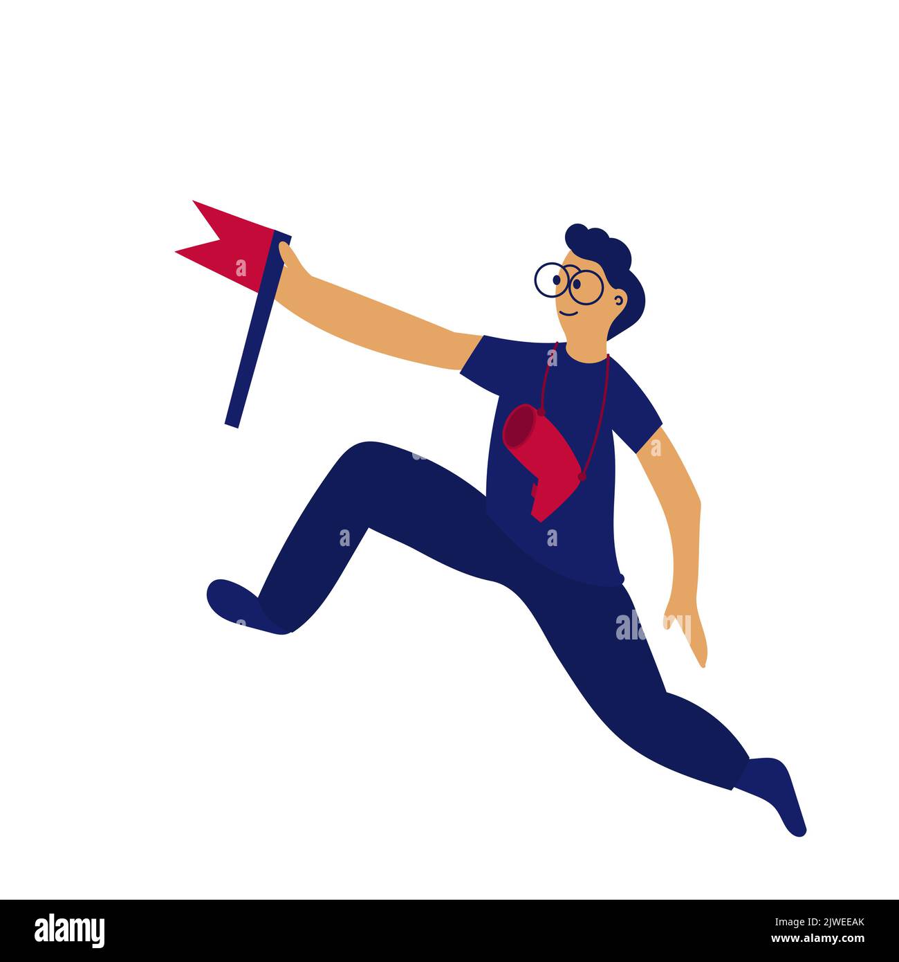 Boy lea Stock Vector Images - Alamy