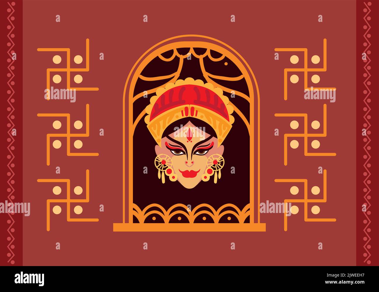Kalaratri Stock Vector Images - Alamy