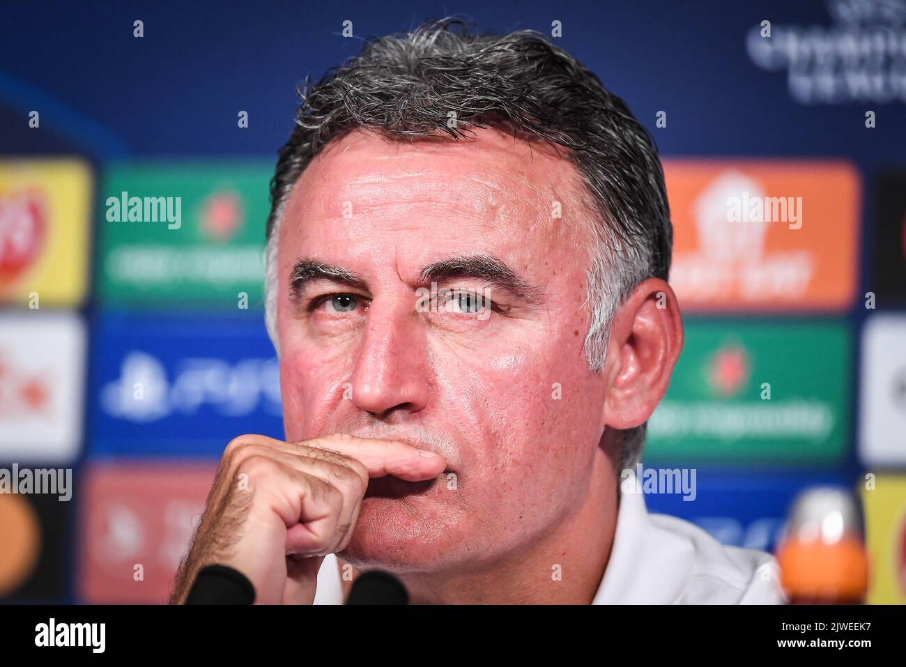 Paris, France, France. 5th Sep, 2022. Christophe GALTIER of PSG during ...