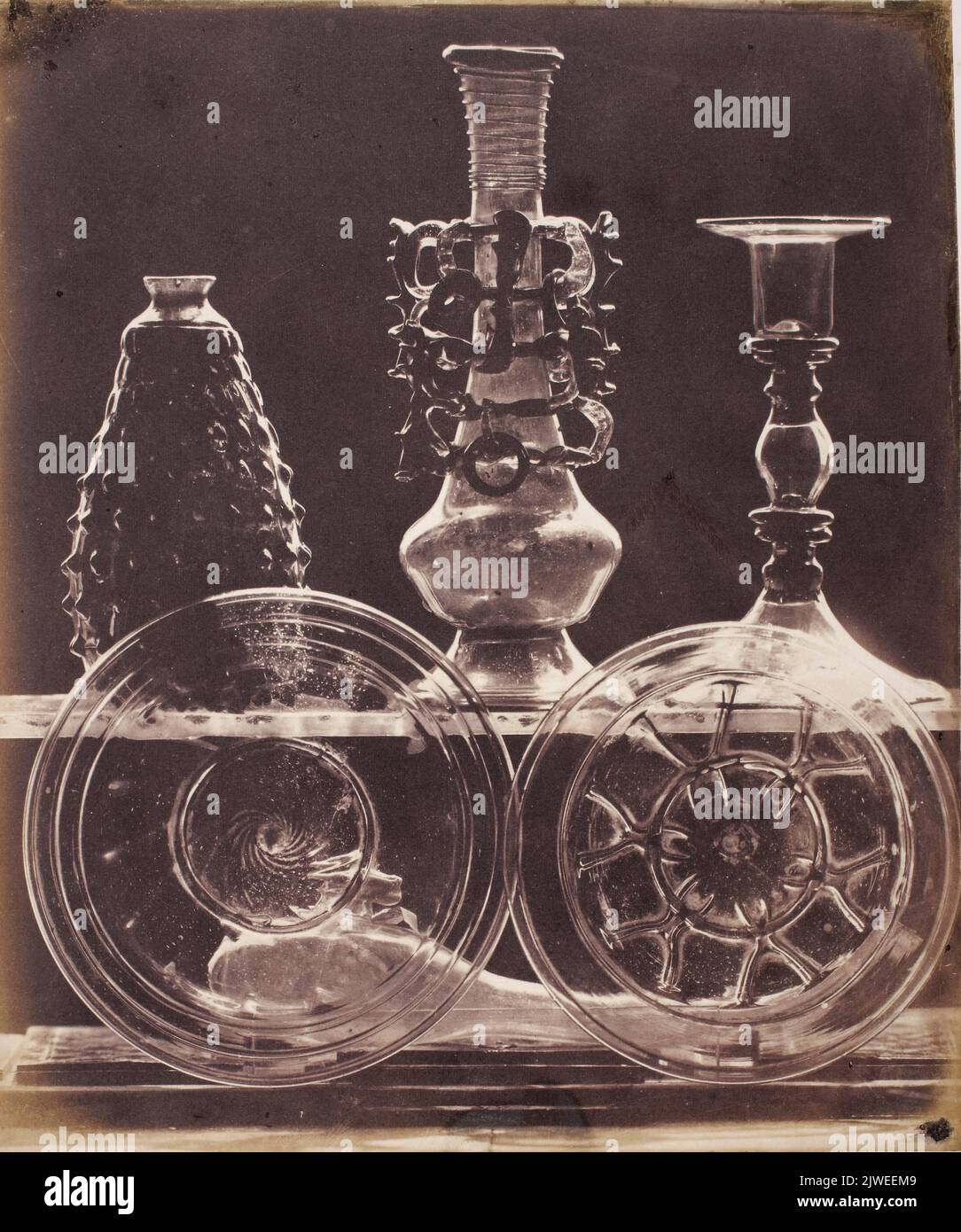 Group of 17th century German glassware and façon de Venice from the ...