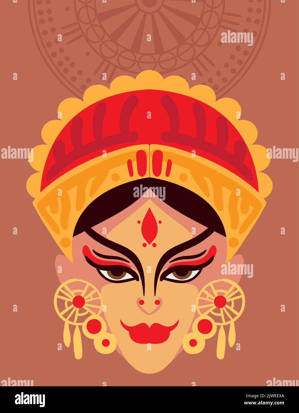 Spiritual head hindu india Stock Vector Images - Alamy