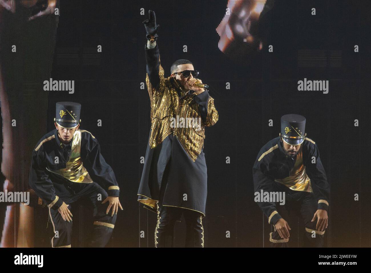 Puerto Rican singer Daddy Yankee (Ramon Rodriguez) during the ...