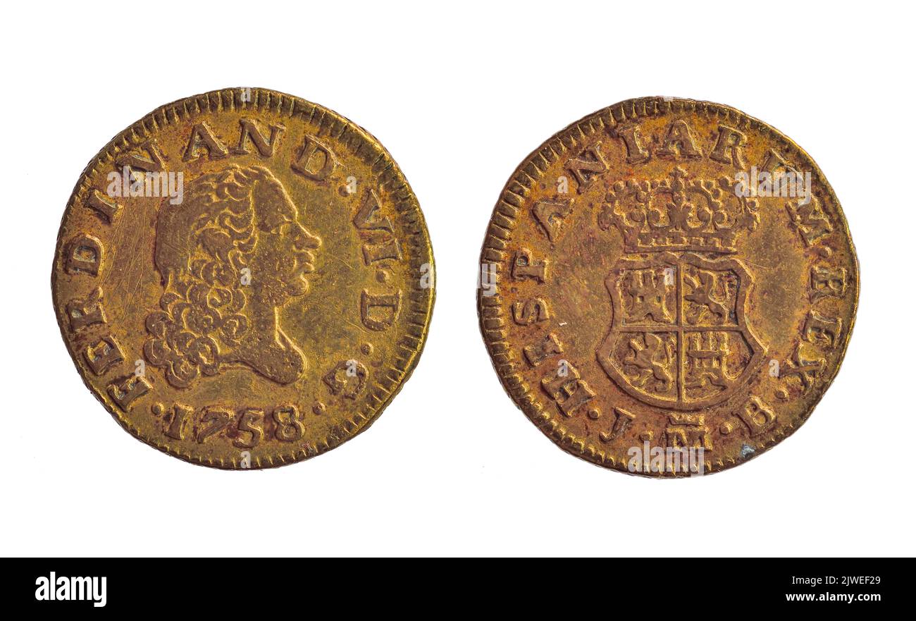 Ferdinand vi of spain coin hi-res stock photography and images - Alamy