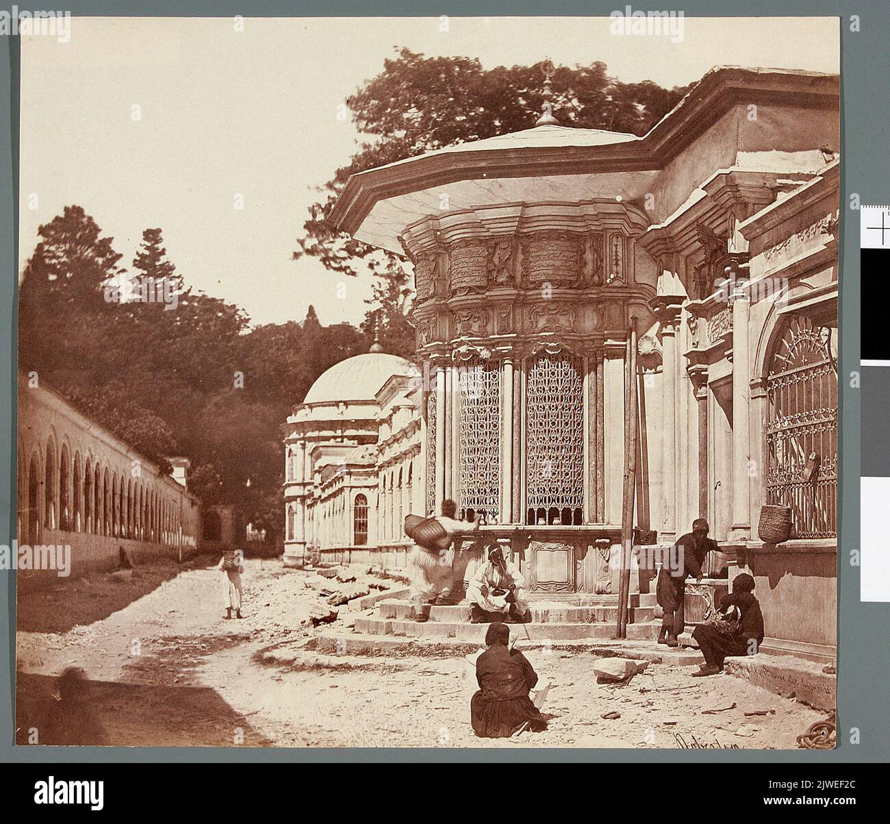 "Fontaine de Eyoub" [Stambuł. Fontanna sułtana Eyüp?]. Robertson, James ...