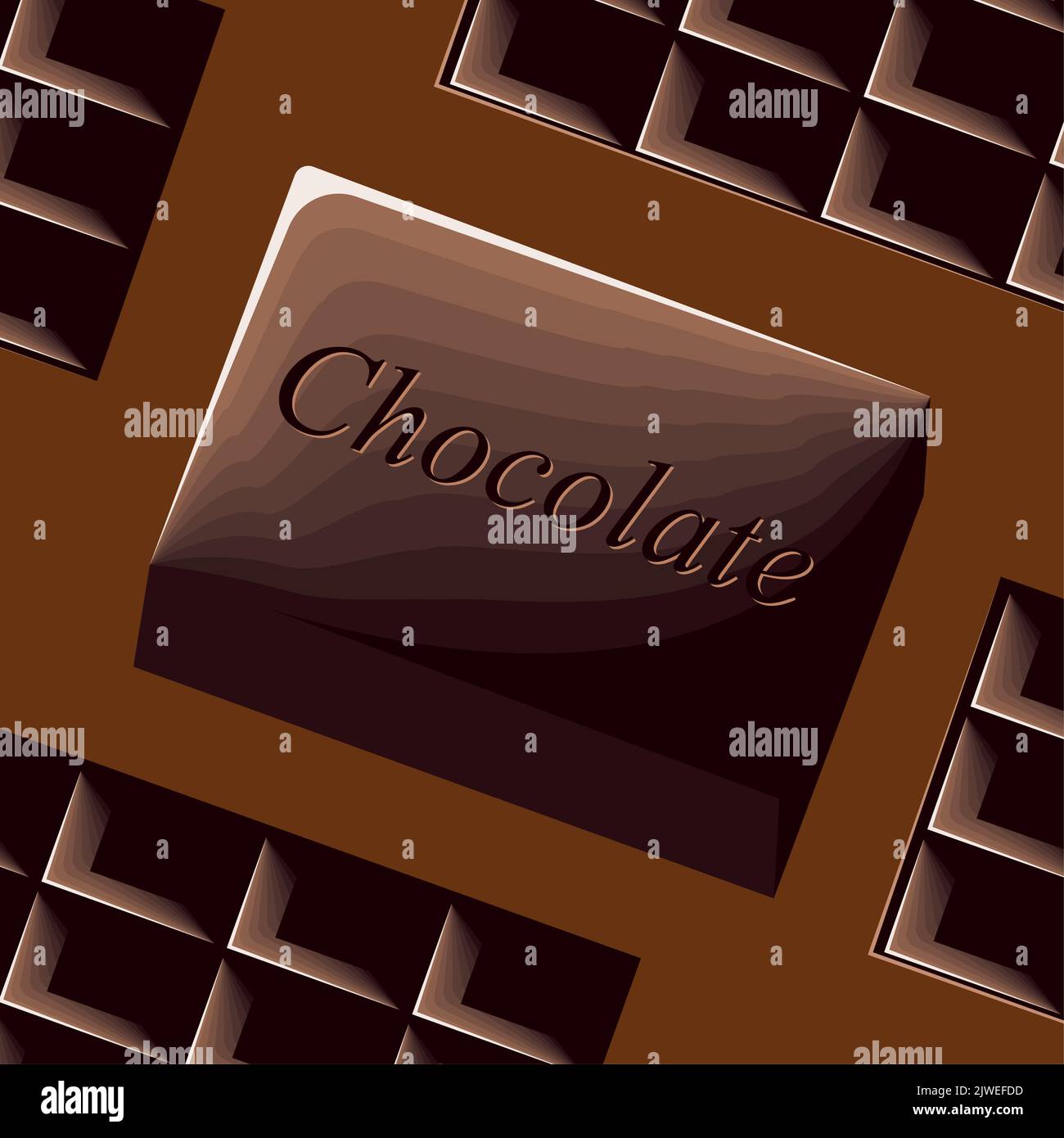 chocolate candies bar Stock Vector Image & Art - Alamy