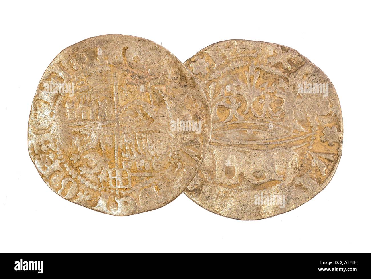 Silver coins iv silver coins hi-res stock photography and images - Alamy