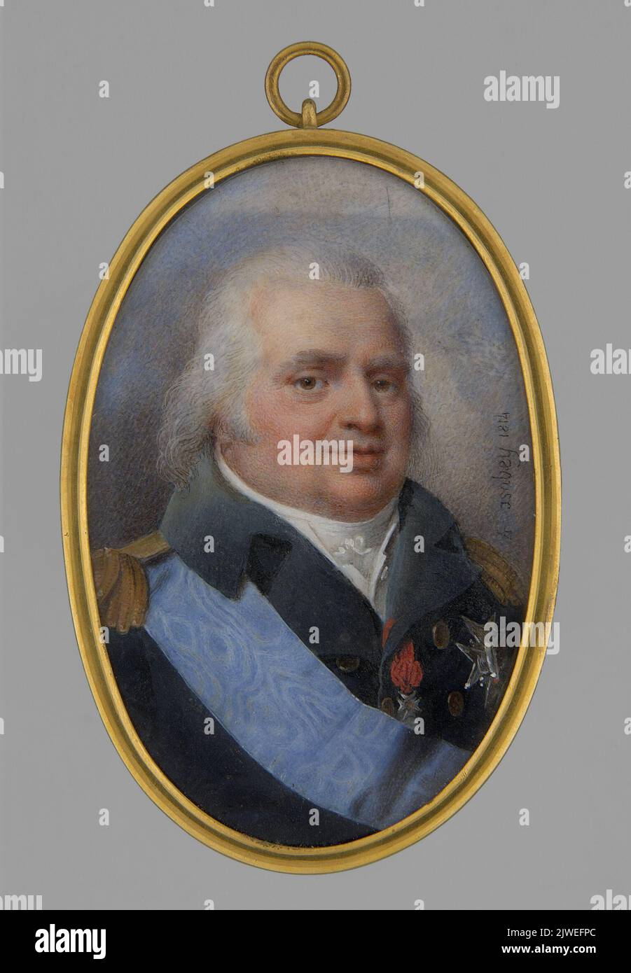 Ludwik XVIII (1756-1824), król Francji. Isabey, Jean-Baptiste (1767 ...