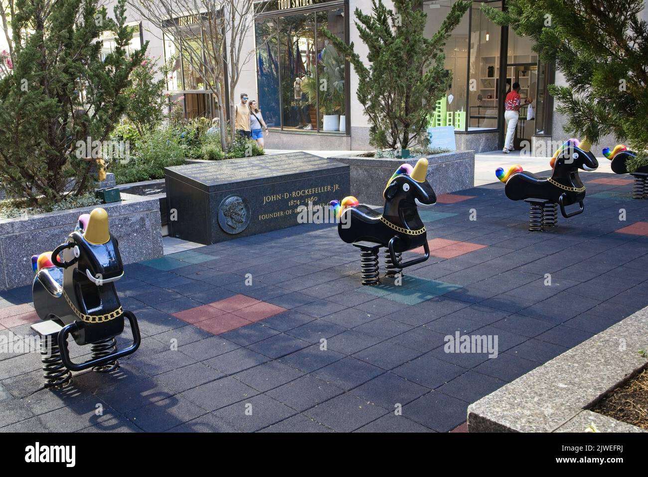 Spring horse playground not toy hi-res stock photography and images - Alamy