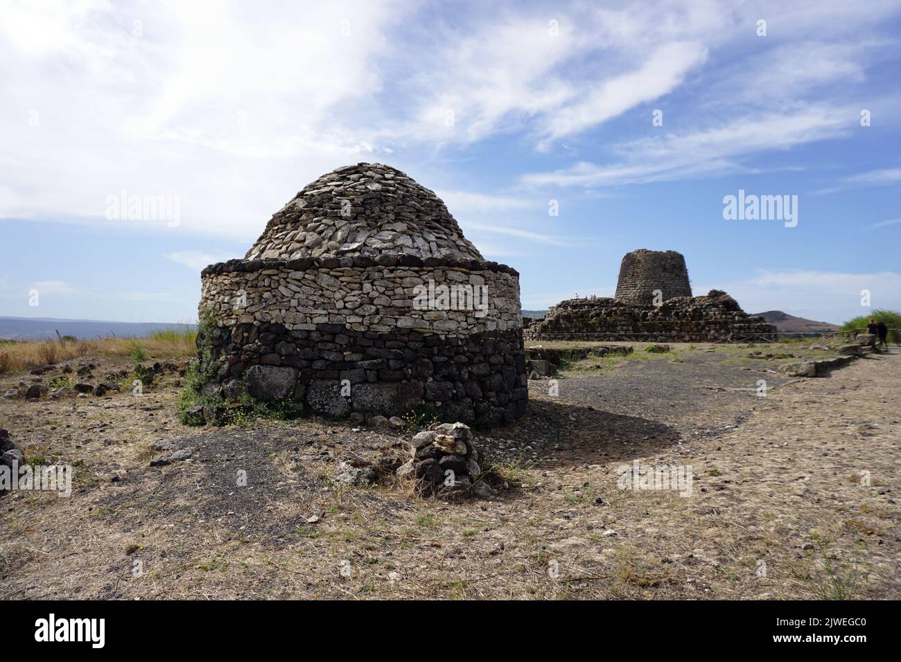Torralba, Sardinia, Italy. Nuraghe Santu Antine prehistoric monument ...
