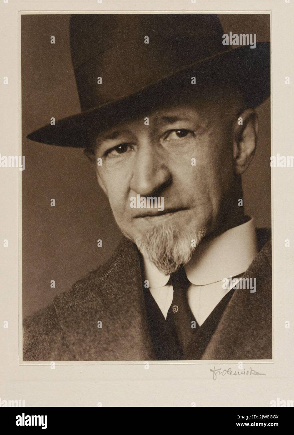 Portrait of Juliusz Twardowski (1874-1945), in hat.. Olesińska ...