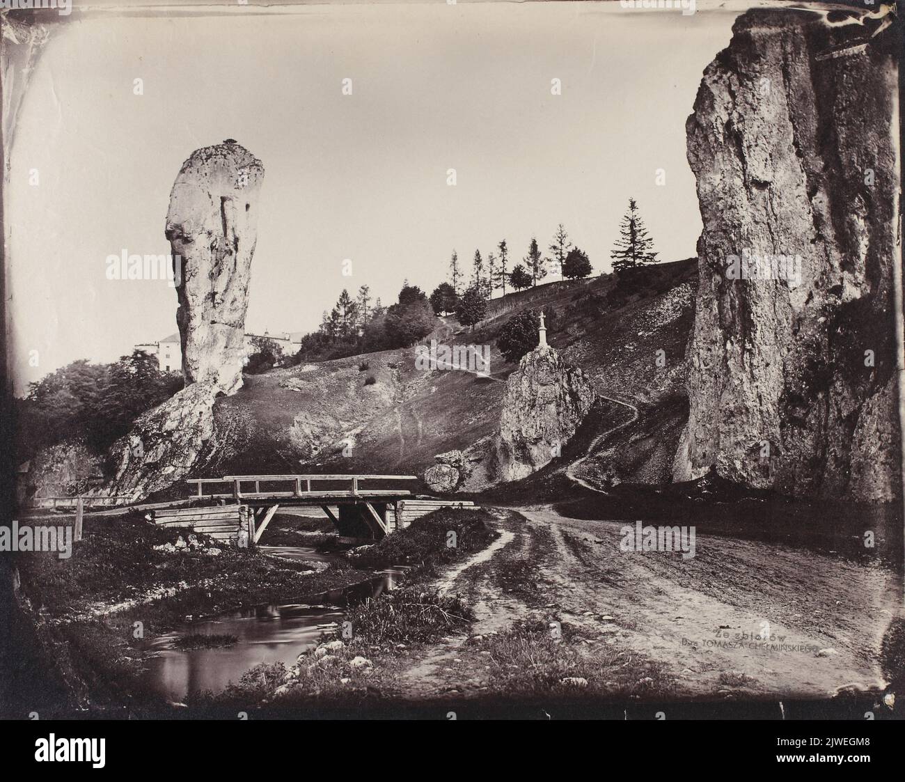 `Pieskowa Skała and Club of Hercules from the south`.. Beyer, Karol ...