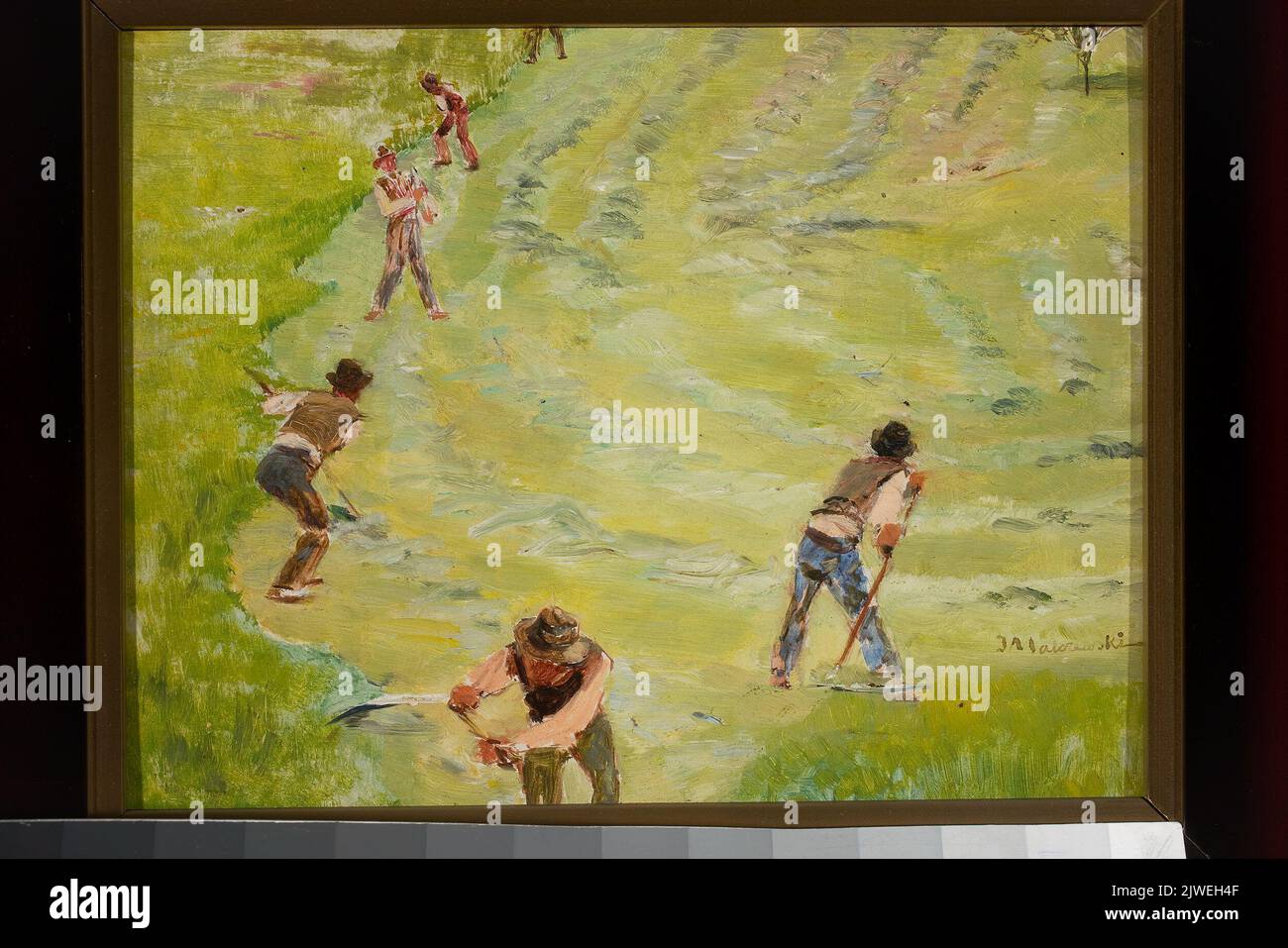 Reapers. Malczewski, Jacek (1854-1929), painter Stock Photo - Alamy