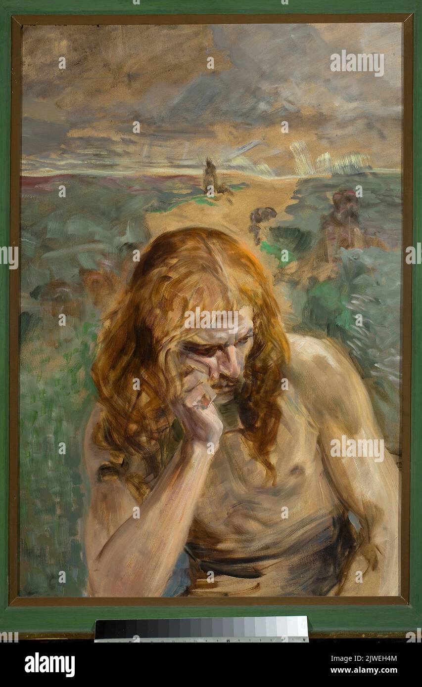 St. John the Baptist. Malczewski, Jacek (1854-1929), painter Stock ...