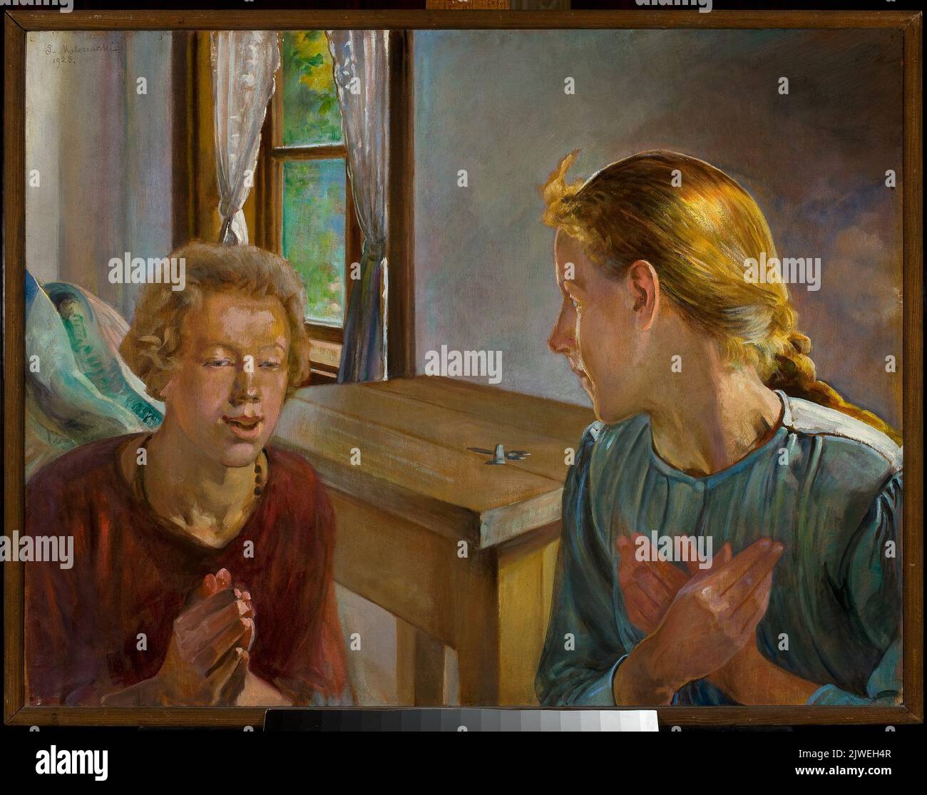 Annunciation. Malczewski, Jacek (1854-1929), painter Stock Photo - Alamy