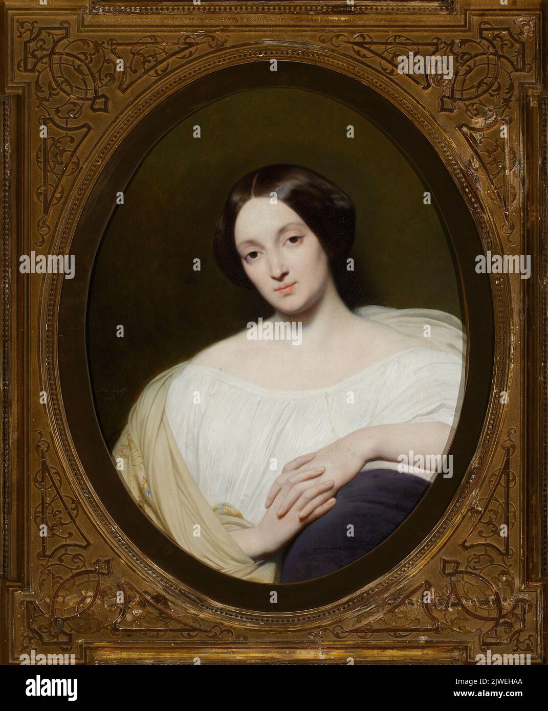 Portrait of Katarzyna Potocka née Branicka (1825–1907). Scheffer, Ary ...